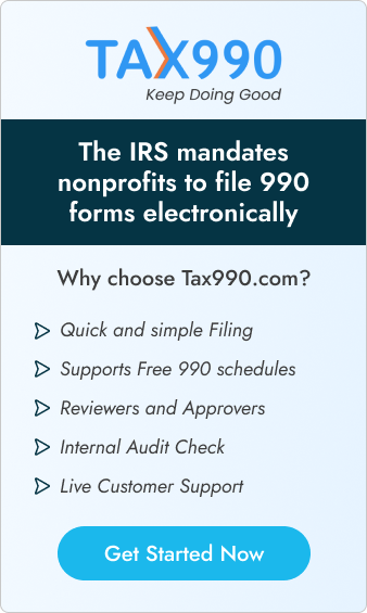 File 990: Nonprofit 990 Returns Online (990/990-EZ/990-PF/990-N)